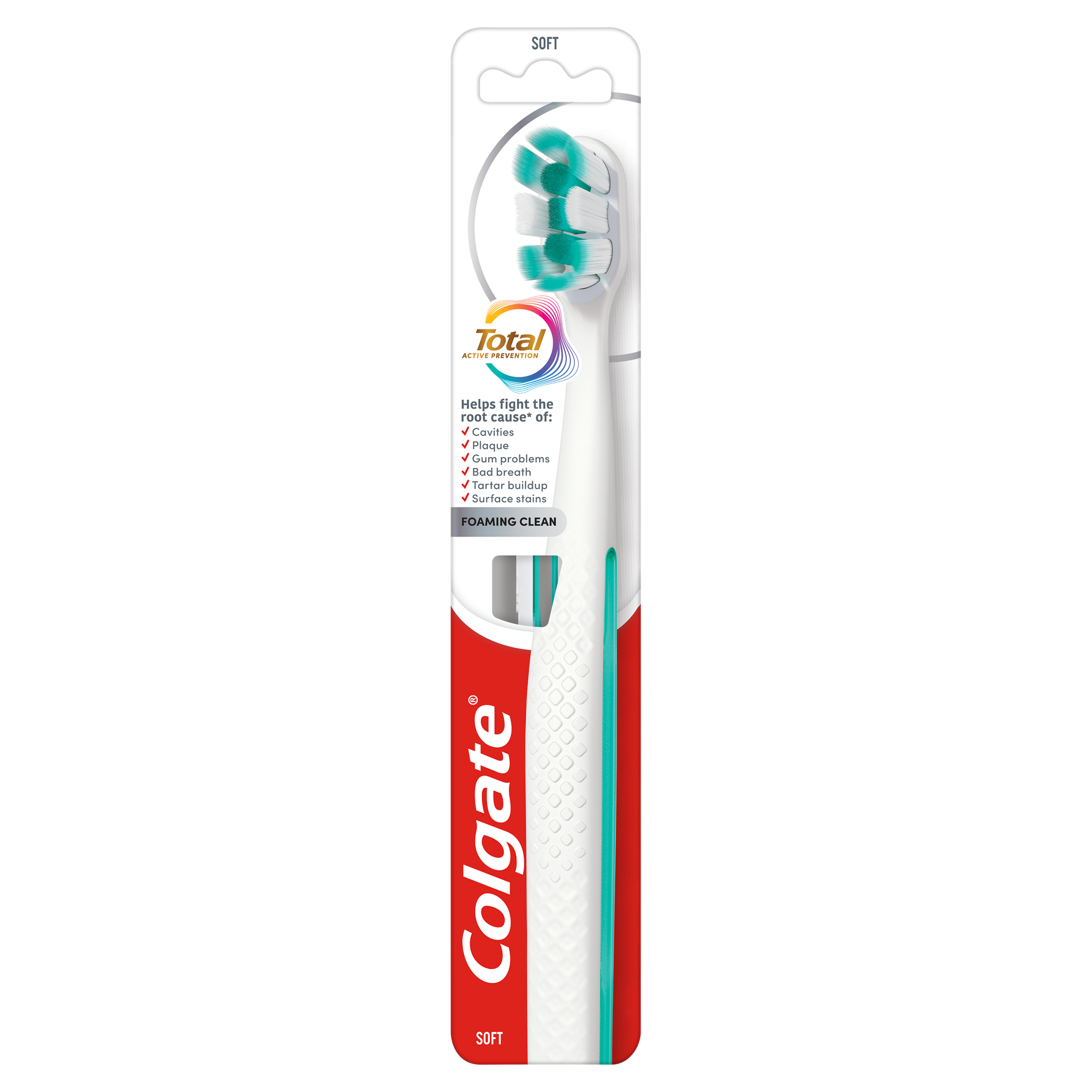 Colgate Total Foaming Clean Soft Toothbrush | Colgate