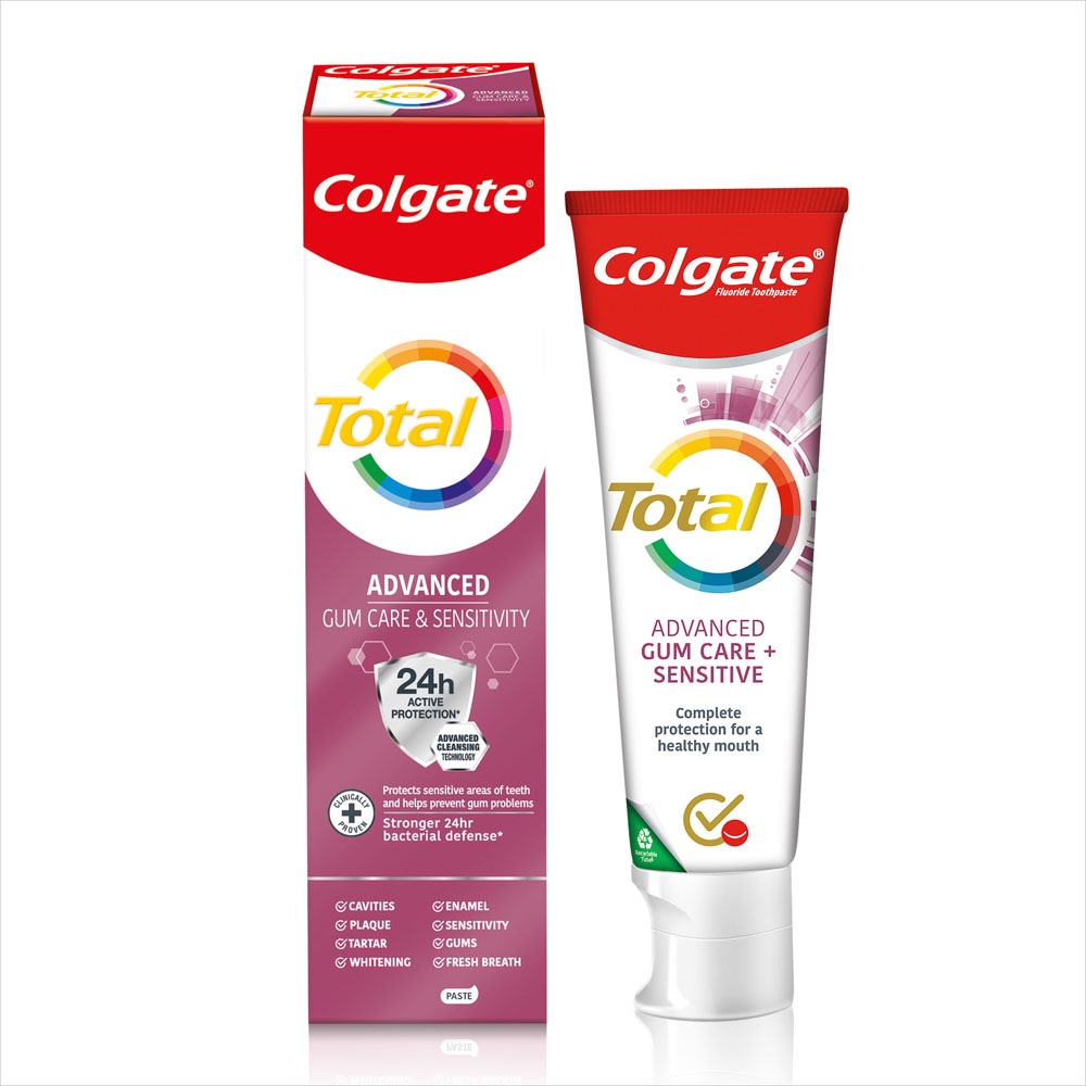 Colgate® Total Advanced Gum Care & Sensitive tandpasta | Colgate®